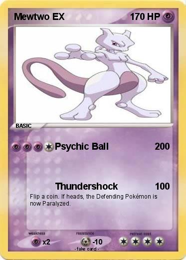 Pokémon Mewtwo EX 131 131 - Psychic Ball - My Pokemon Card