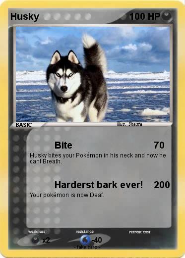 Pokémon Husky 620 620 - Bite - My Pokemon Card