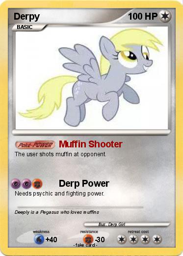 Pokémon Derpy 683 683 - Muffin Shooter - My Pokemon Card