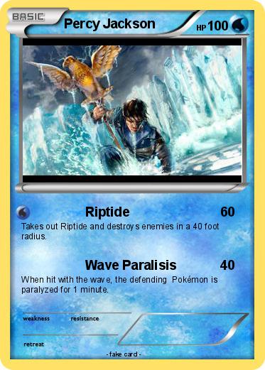 Pokémon Percy Jackson 555 555 - Riptide - My Pokemon Card