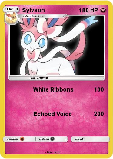 Pokémon Sylveon 594 594 - White Ribbons - My Pokemon Card