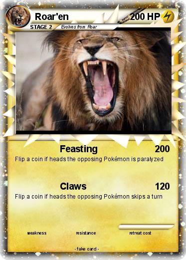 Pokémon Roar en - Feasting - My Pokemon Card
