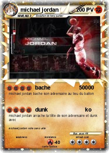 Pokémon michael jordan 34 34 - bache 50000 - Ma carte Pokémon
