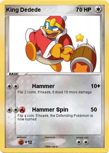 Pokémon King Dedede 276 276 - Hammer - My Pokemon Card