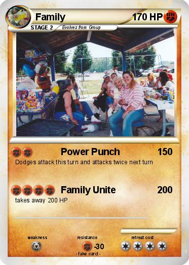 Pokémon Family 275 275 - Power Punch - My Pokemon Card