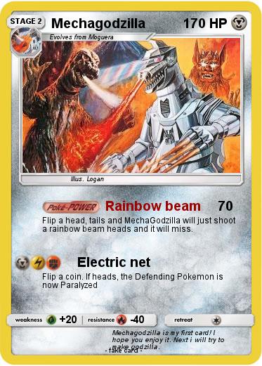 Pokémon Mechagodzilla 129 129 - Rainbow beam - My Pokemon Card