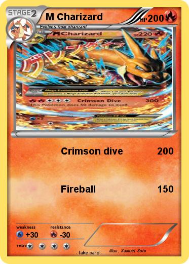 Pokémon M Charizard 1476 1476 - Crimson dive - My Pokemon Card