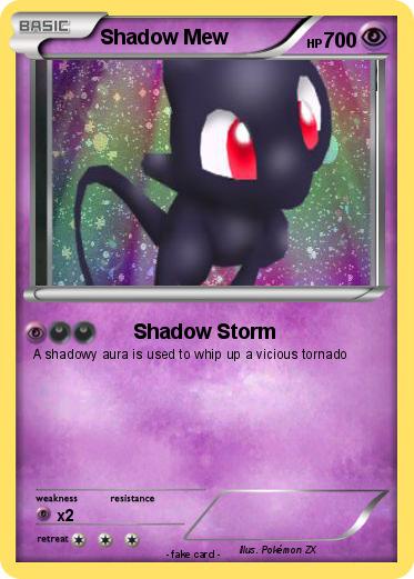 Pokémon Shadow Mew 81 81 - Shadow Storm - My Pokemon Card