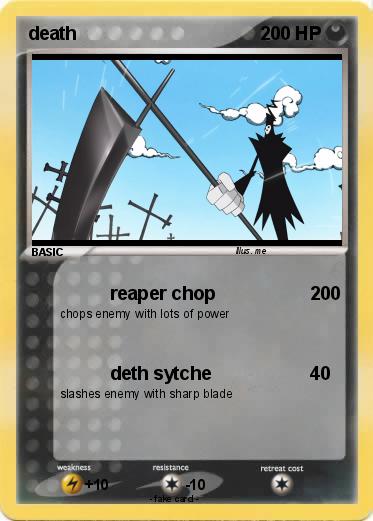 Pokémon death 2701 2701 - reaper chop - My Pokemon Card