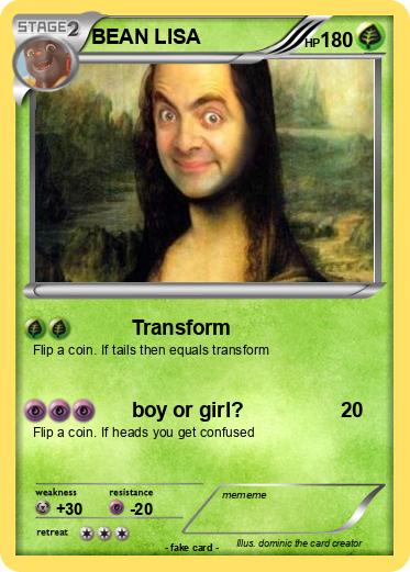Pokémon BEAN LISA 1 1 - Transform - My Pokemon Card