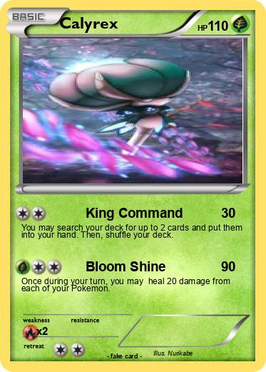 Pokémon Calyrex 10 10 - King Command - My Pokemon Card