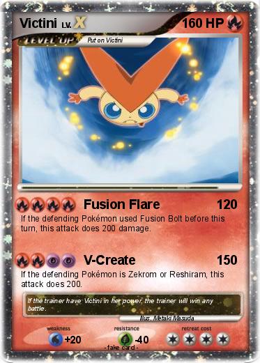Pokémon Victini 2274 2274 - Fusion Flare - My Pokemon Card