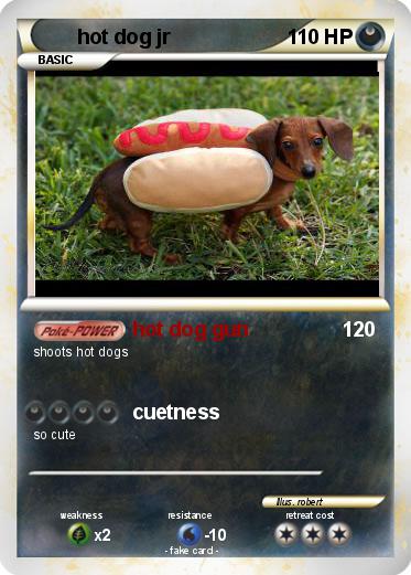 Pokémon hot dog jr 1 1 - hot dog gun - My Pokemon Card
