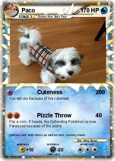 Pokémon Paco 86 86 - Cuteness - My Pokemon Card