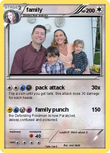 Pokémon family 400 400 - pack attack - My Pokemon Card
