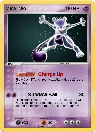 Pokémon MewTwo 8518 8518 - Charge Up - My Pokemon Card