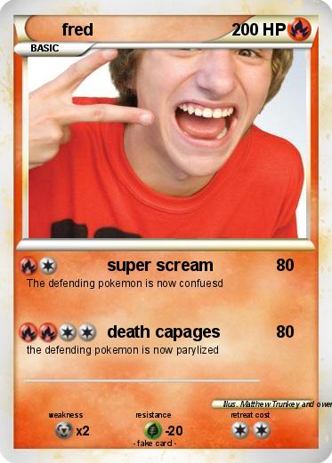 Pokémon fred 331 331 - super scream - My Pokemon Card