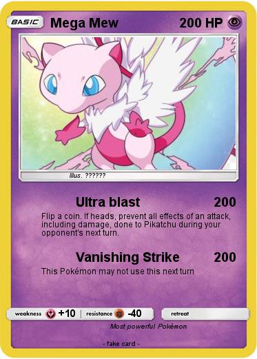 Pokémon Mega Mew 210 210 - Ultra blast - My Pokemon Card