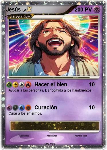 Pokémon Jesus 1286 1286 - Hacer el bien - Mi carta pokémon