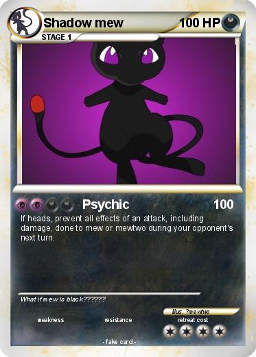 Pokémon Shadow mew 142 142 - Psychic - My Pokemon Card