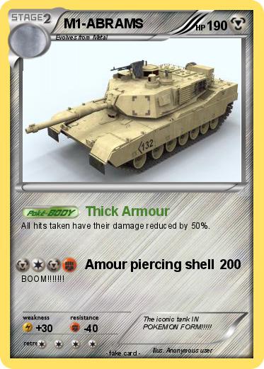 Pokémon M1 ABRAMS 14 14 - Thick Armour - My Pokemon Card