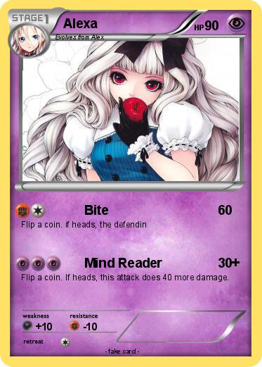Pokémon Alexa 31 31 - Bite - My Pokemon Card
