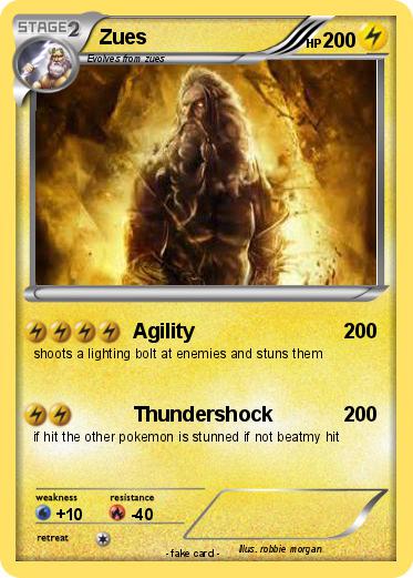 Pokémon Zues 164 164 - Agility - My Pokemon Card