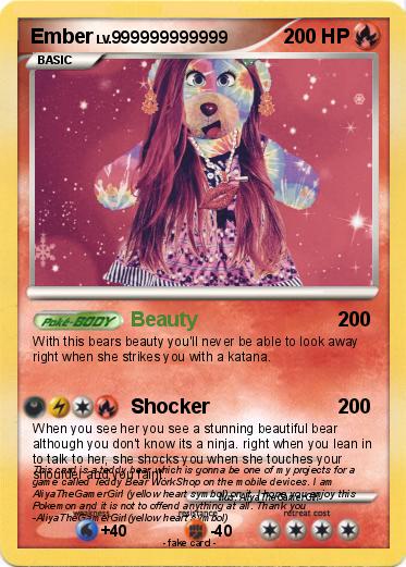 Pokémon Ember 45 45 - Beauty - My Pokemon Card