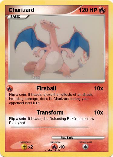 Pokémon Charizard 5892 5892 - Fireball - My Pokemon Card
