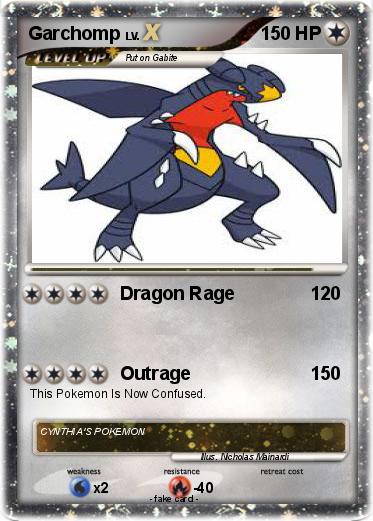 Pokémon Garchomp 532 532 - Dragon Rage - My Pokemon Card