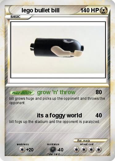 Pokémon lego bullet bill - grow 'n' throw - My Pokemon Card