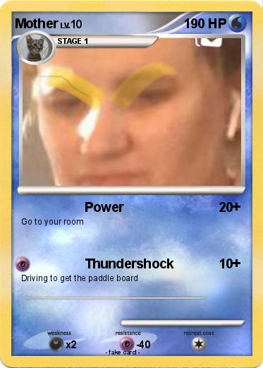 Pokémon Mother 323 323 - Power - My Pokemon Card