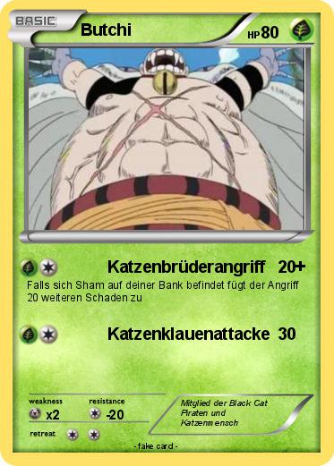 Pokémon Butchi - Katzenbrüderangriff - My Pokemon Card