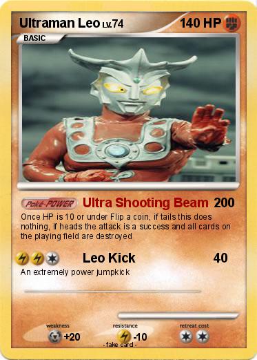Pokémon Ultraman Leo 2 2 - Ultra Shooting Beam - My Pokemon Card