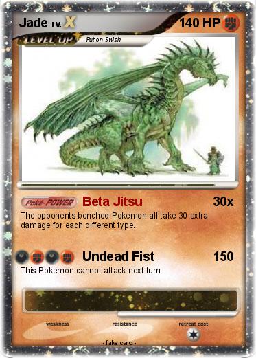 Pokémon Jade 290 290 - Beta Jitsu - My Pokemon Card