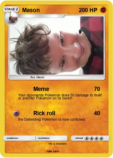 Pokémon Mason 518 518 - Meme - My Pokemon Card