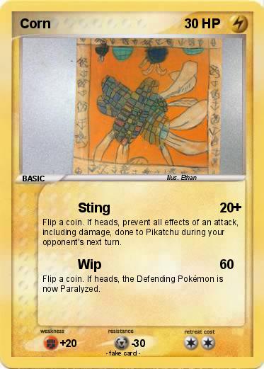 Pokémon Corn 123 123 - Sting - My Pokemon Card