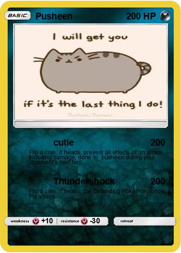 Pokémon Pusheen 545 545 - cutie - My Pokemon Card