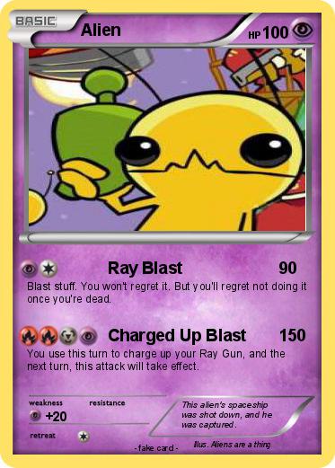 Pokémon Alien 1302 1302 - Ray Blast - My Pokemon Card
