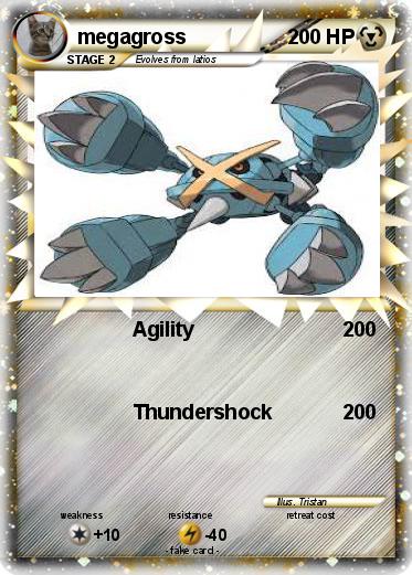 Pokémon megagross 3 3 - Agility - My Pokemon Card