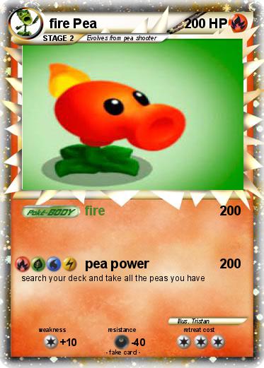 Pokémon fire Pea 10 10 - fire - My Pokemon Card