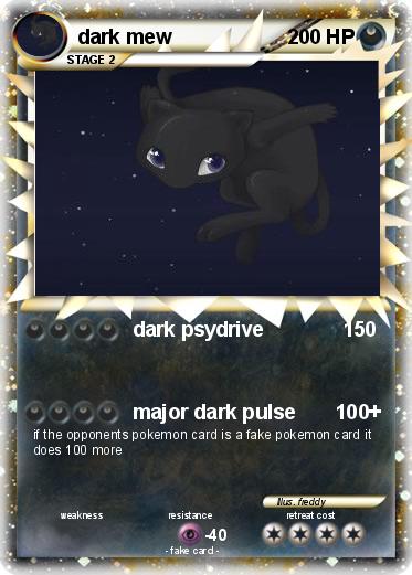 Pokémon dark mew 131 131 - dark psydrive - My Pokemon Card