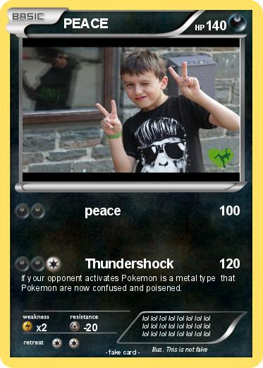 Pokémon PEACE 166 166 - peace - My Pokemon Card