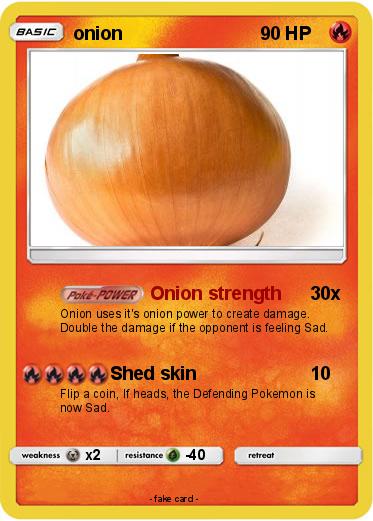 Pokémon onion 58 58 - Onion strength - My Pokemon Card