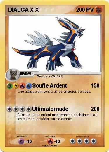 Pokémon DIALGA X X - Soufle Ardent - Ma carte Pokémon