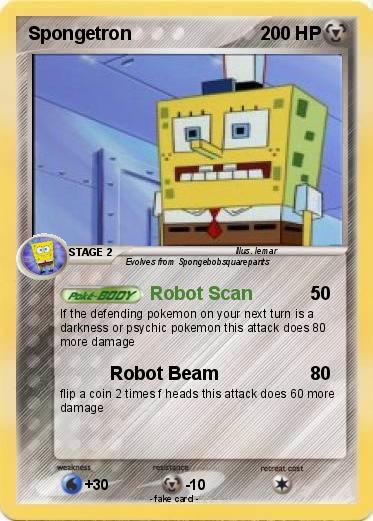 Pokémon Spongetron 2 2 - Robot Scan - My Pokemon Card