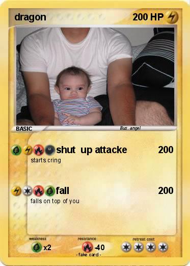 Pokémon dragon 6509 6509 - shut up attacke - My Pokemon Card