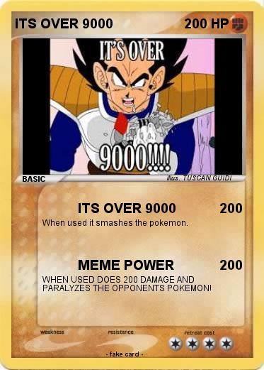 Pokémon ITS OVER 9000 39 39 - ITS OVER 9000 - My Pokemon Card