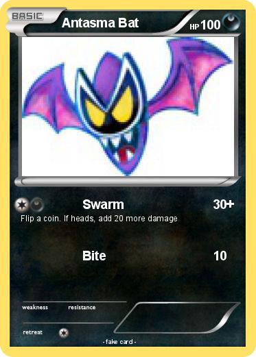 Pokémon Antasma Bat - Swarm - My Pokemon Card