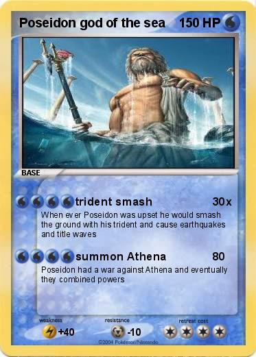 Pokémon Poseidon god of the sea - trident smash - My Pokemon Card